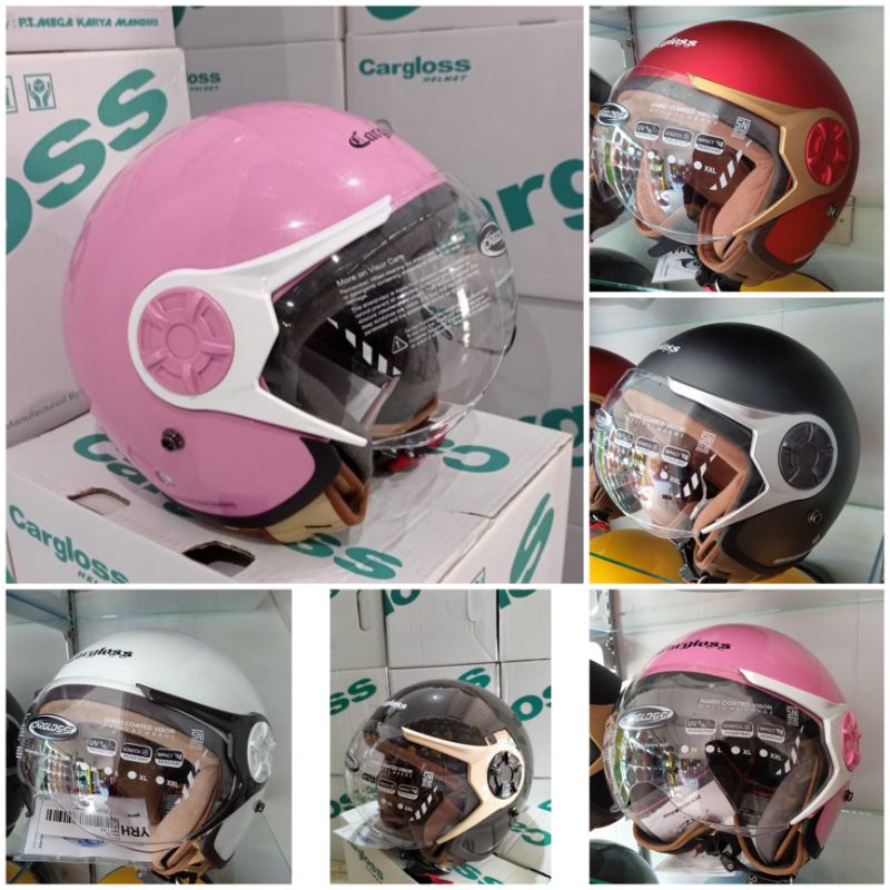 Jual Helm CARGLOSS YR HIJAB Solid 100% ORIGINAL | Shopee Indonesia