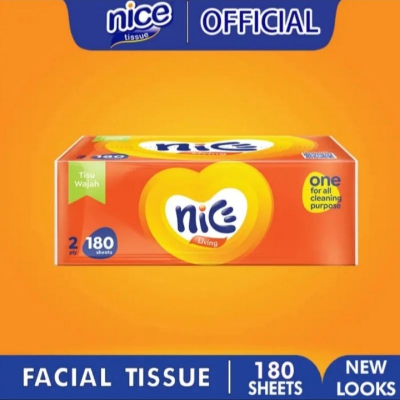 Jual Tisu Nice 2ply 180s Facial Tissue, Hrg untuk 1pack tisu | Shopee ...