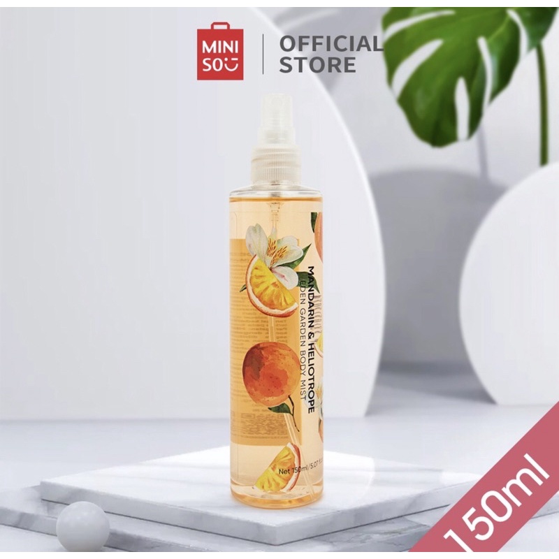 Jual MINISO EDEN GARDEN BODY MIST SPRAY / BODY MIST MINISO 150 ML ...