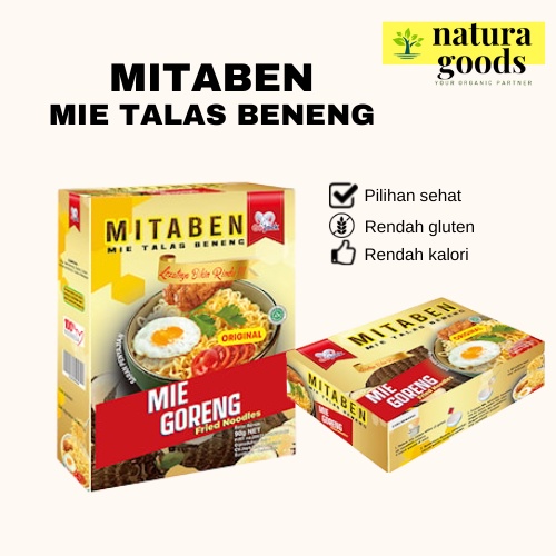 Jual Mitaben Mie Talas Beneng Kuning Rendah Gluten Menu Diet Mie ...
