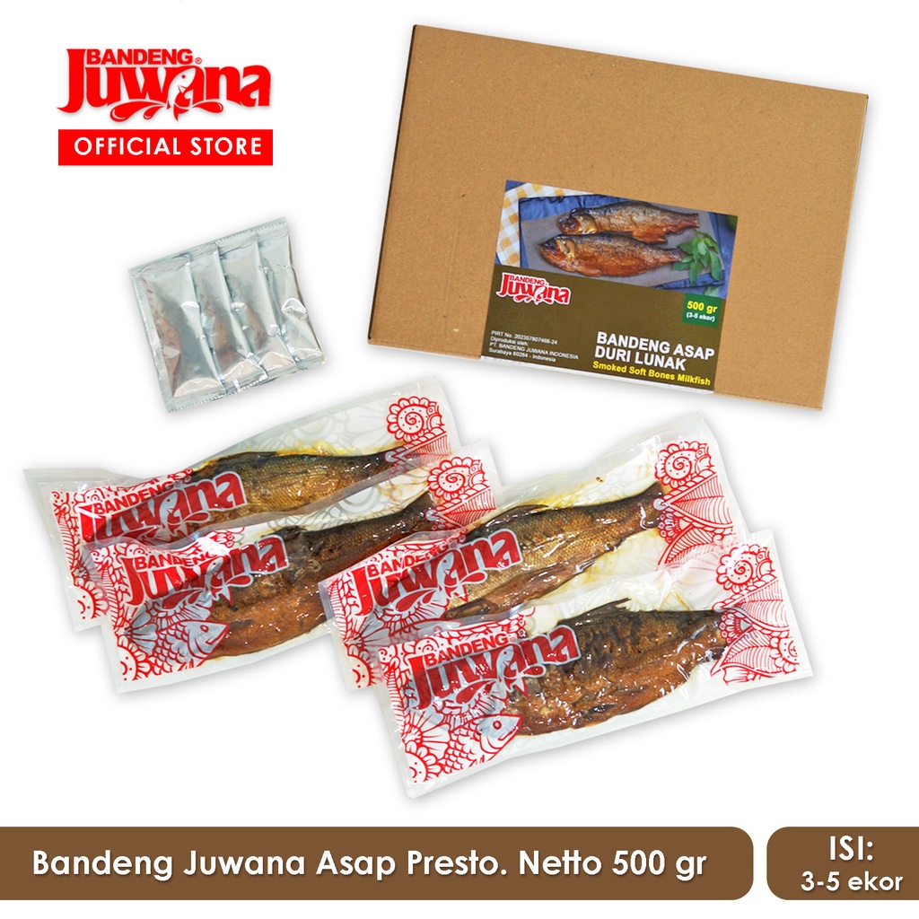 Jual Bandeng Juwana - Bandeng Asap Presto Dus 500 gr | Shopee Indonesia