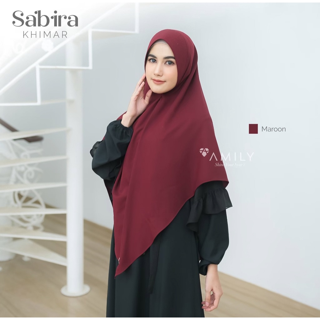 Jual SABIRA KHIMAR / Penampilannya yang simple namun terlihat elegan, membuat Sabira Khimar ini ...