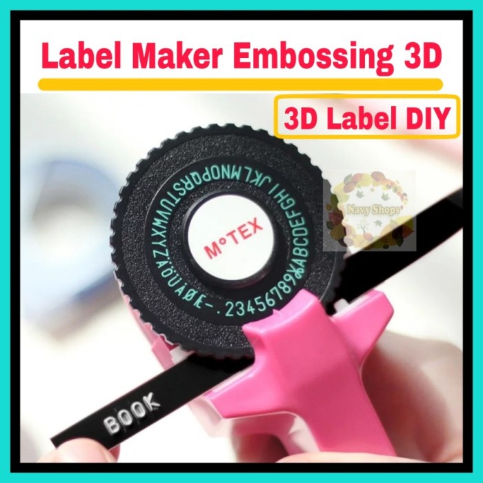 Jual Stiker Ht-Label Maker Emboss 3D Stiker Label Diy Print Manual ...