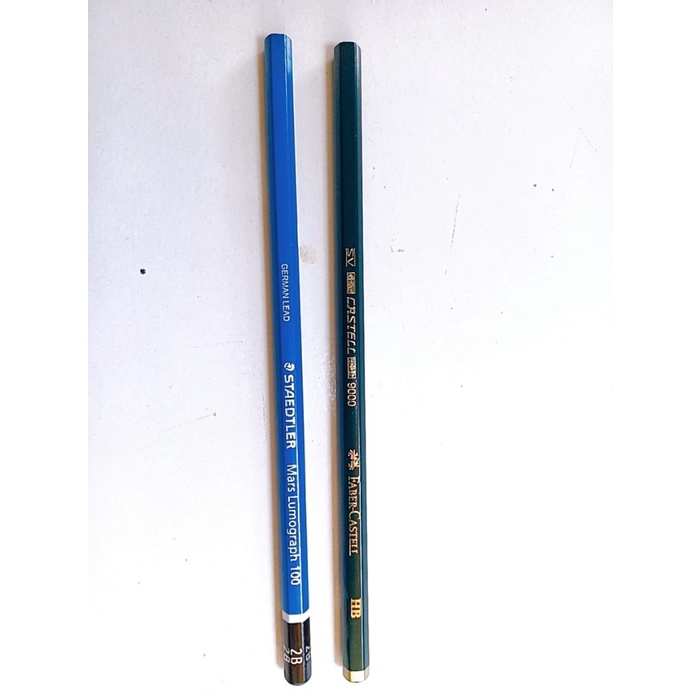 Jual Pensil Ujian Pensil 2B dan HB Faber Castell Original isi 2 ...