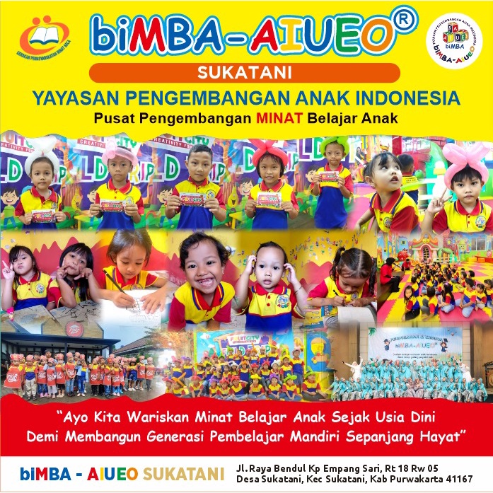 Jual BANNER SPANDUK BIMBA AIUEO TEBAL AWET BERKUALITAS 300GSM | Shopee ...