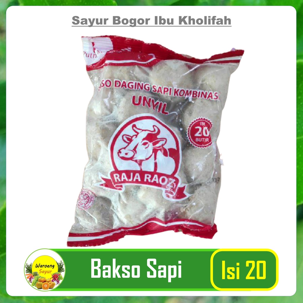 Jual Bakso Baso Sapi Isi 20 Frozen Food Makanan Beku Bogor Freshmart ...