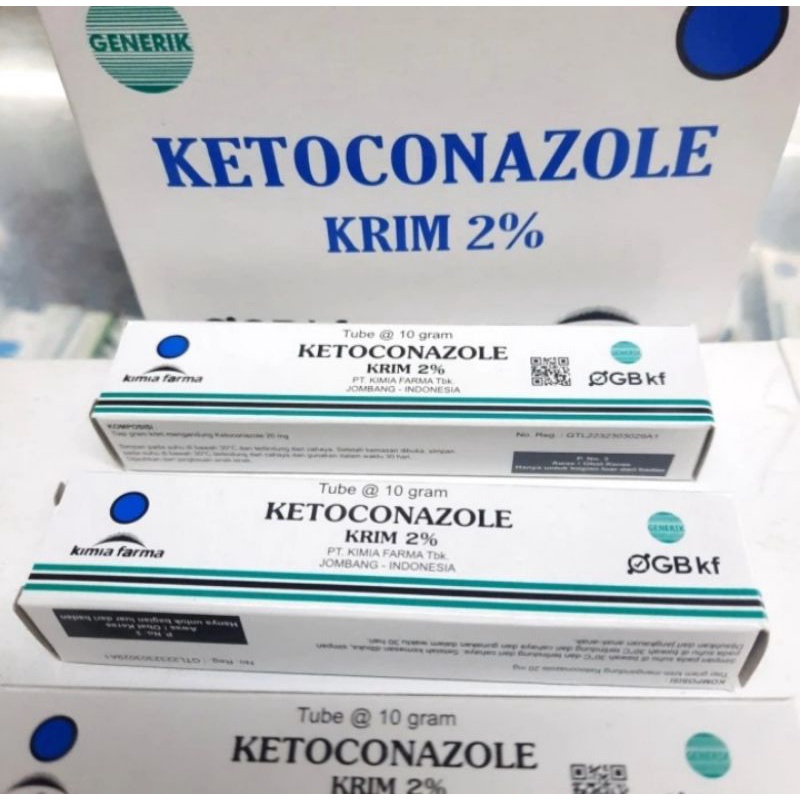 Jual KETOCONAZOLE 2% CREAM 10g SALEP segal penykit KULIT Gatal Panu Alergi | Shopee Indonesia