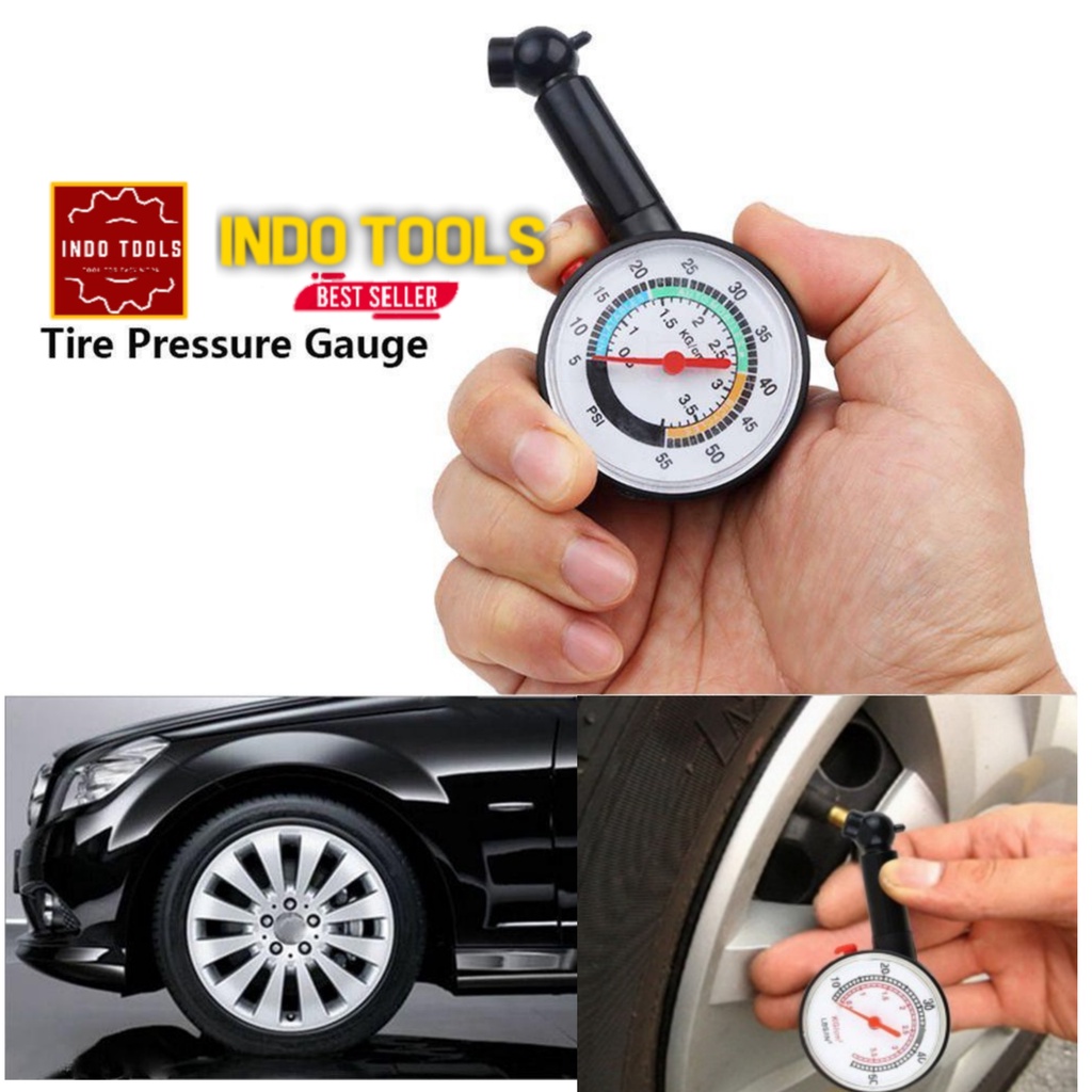 Jual Alat Ukur Tekanan Angin Ban Motor Mobil Dial Ghana berkualitas ...