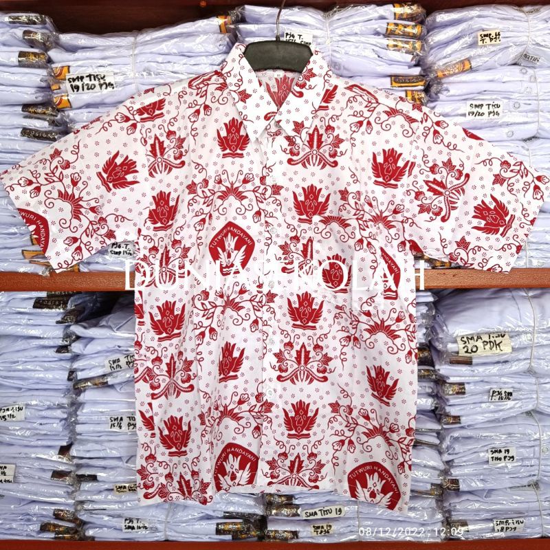 Jual Martin - Baju Batik Sekolah SD MI Tut Wuri Handayani Pendek ...