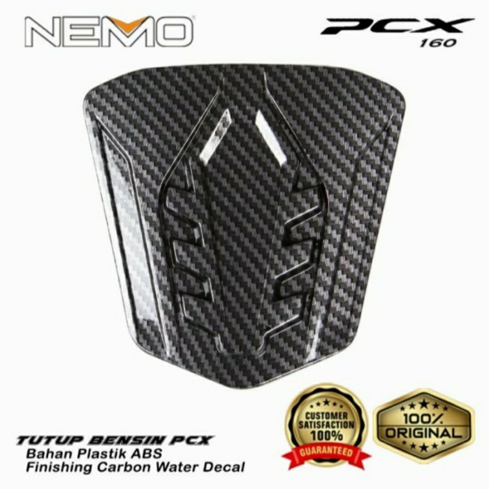 Jual Cover Tutup Tangki Honda Pcx 160 New Carbon Nemo #Original ...