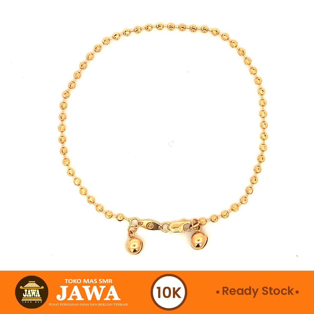Jual Gelang Bracelet Sabitu Kadar 10K Toko Mas Jawa | Shopee Indonesia