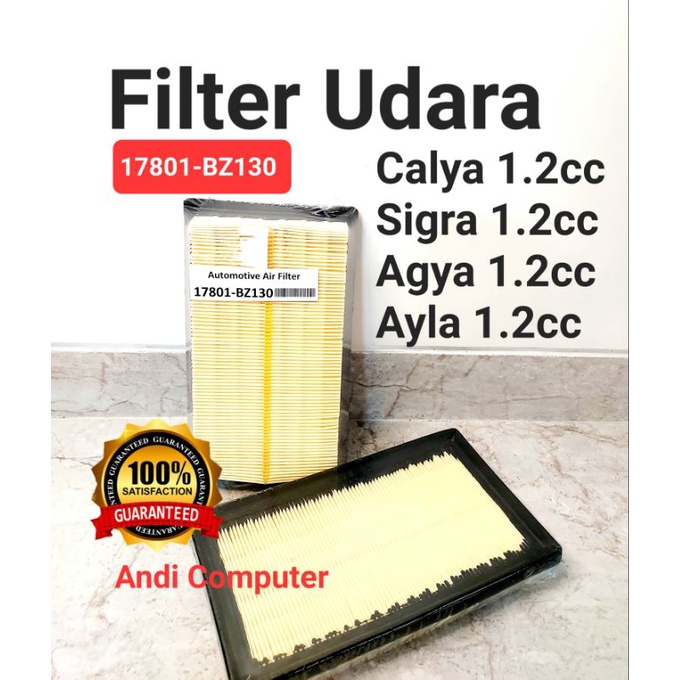 Jual Filter Saringan Udara Hawa Sigra Calya Agya Ayla 1200cc 17801 ...