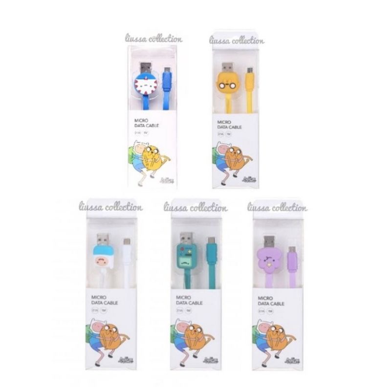 Jual Kabel Data Miniso - Adventure Time Micro Data Cable | Shopee Indonesia