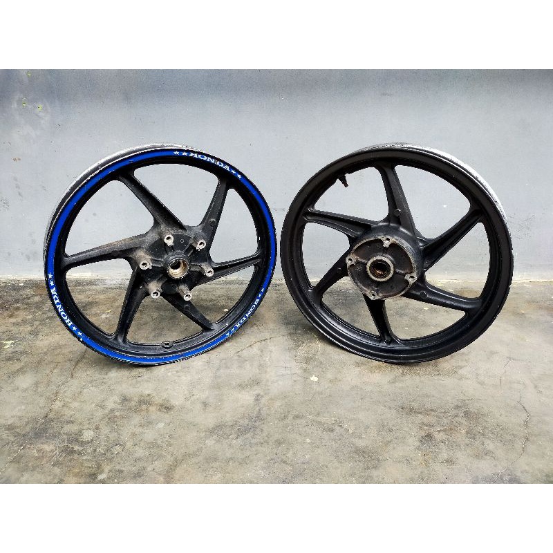 Jual Sepasang Satu Pasang Depan Belakang Pelk Velk Velg Racing Roda ...