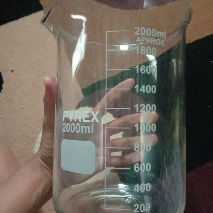 Jual Alat Lab Beaker Glass 2000Ml Merk Pyrex | Shopee Indonesia