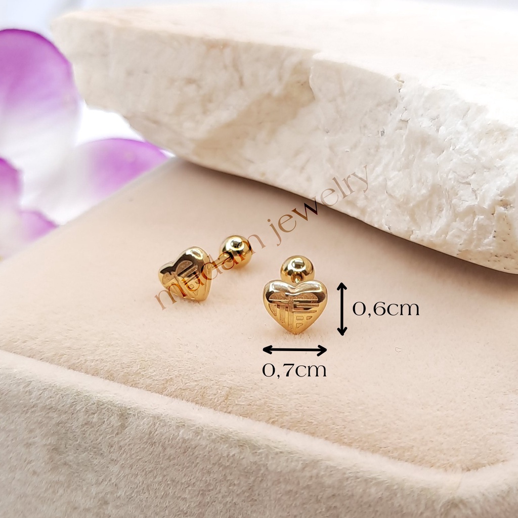 Jual Anting Hook Macam - Macam Anting Putar Warna Gold | Shopee Indonesia