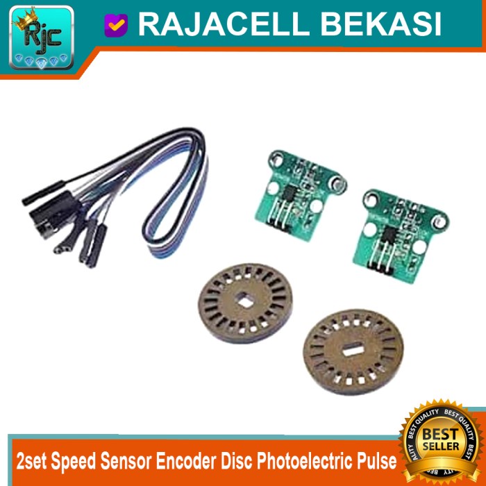 Jual Encoder 2Set Speed Sensor Encoder Disc Photoelectric Pulse ...