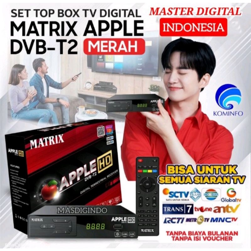 Jual Set Top Box Tv Digutal Matrix Apple HD STB You Toub ASO | Shopee ...
