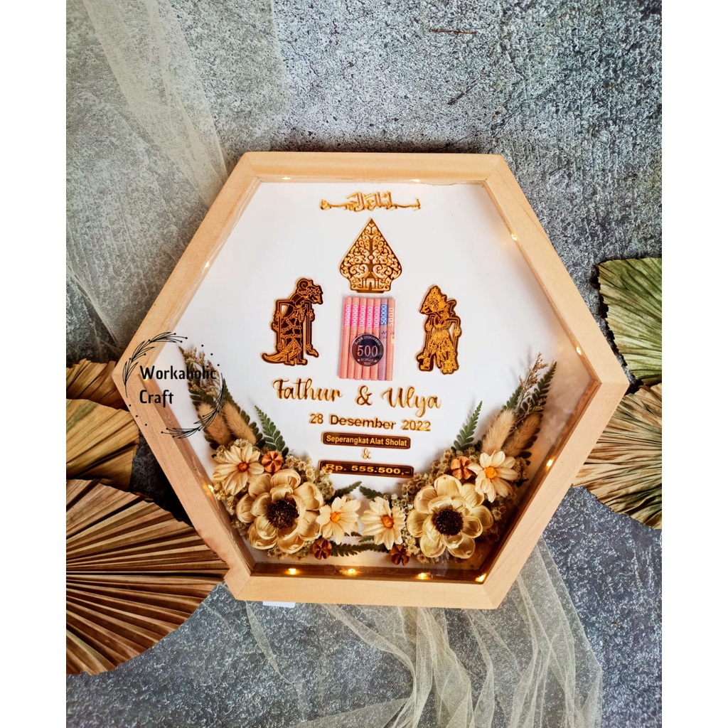 Jual (ANTI PECAH) READY STOCK MAHAR AKRILIK MEWAH RUSTIC KEKINIAN MAHAR MURAH MAHAR PERNIKAHAN ...