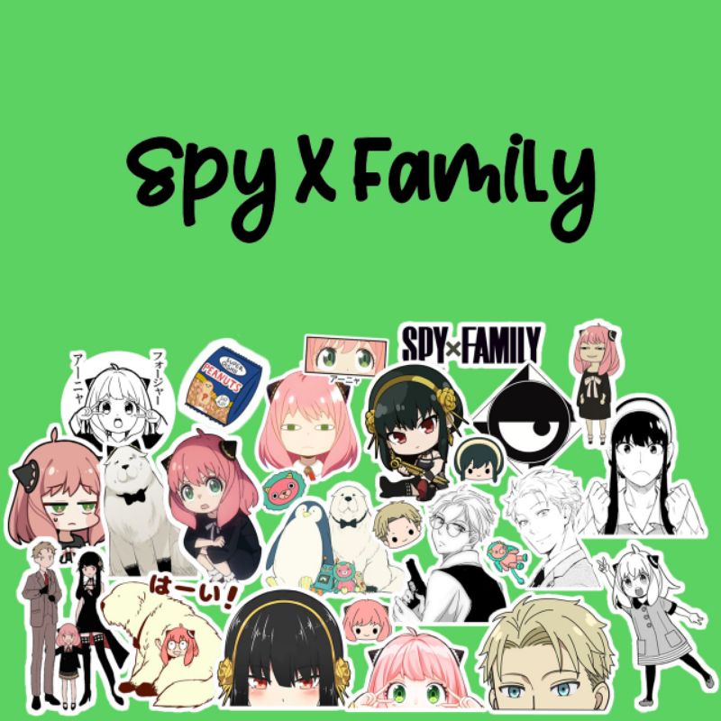 Jual stiker spy family | stiker anime | stiker astetik | Shopee Indonesia