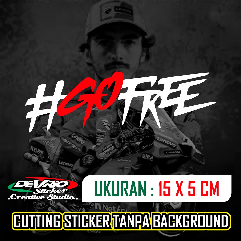 Jual Stiker Moto GP Pecco Bagnaia (Cutting Sticker Custom Suka Suka ...