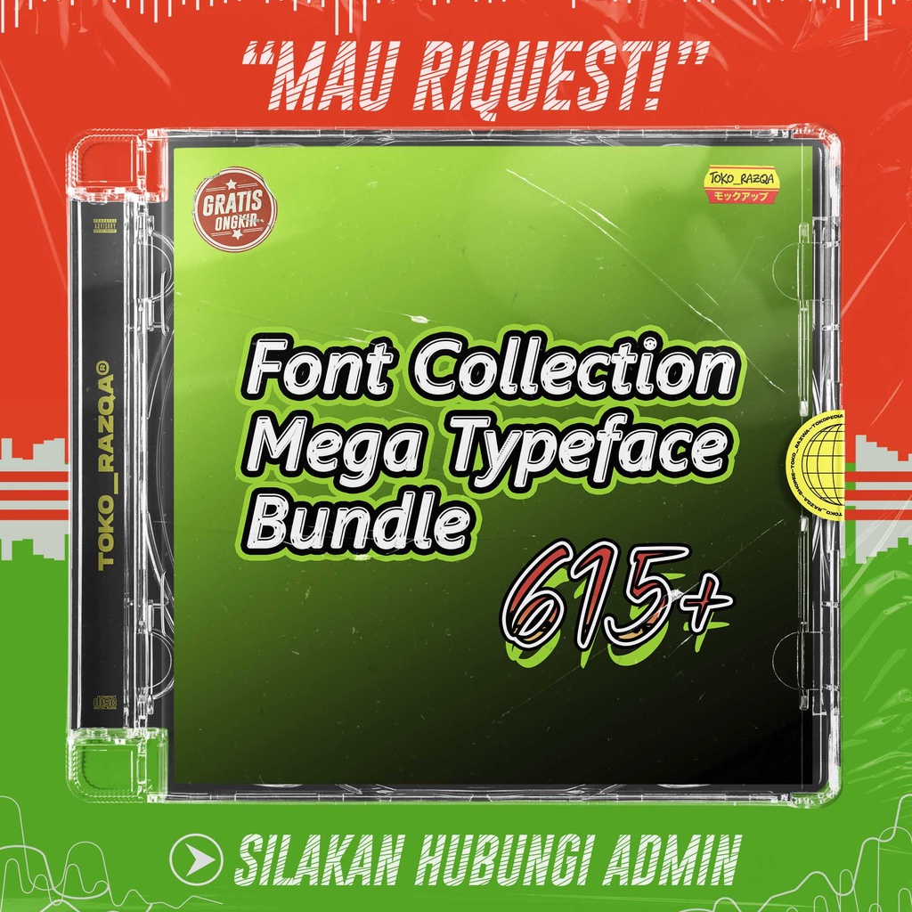Jual Font Collection Mega Typeface Bundle FT | Shopee Indonesia