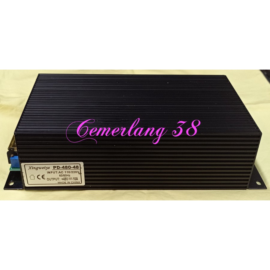 Jual Switching Power Supply Jaring 48V 10A Hitam | Shopee Indonesia
