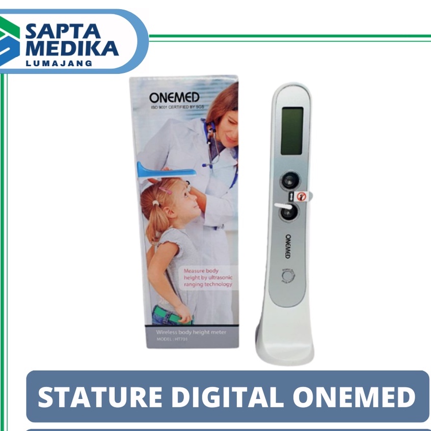 Jual Alat Ukur Tinggi Badan Digital OneMed Wireless Height Meter ...