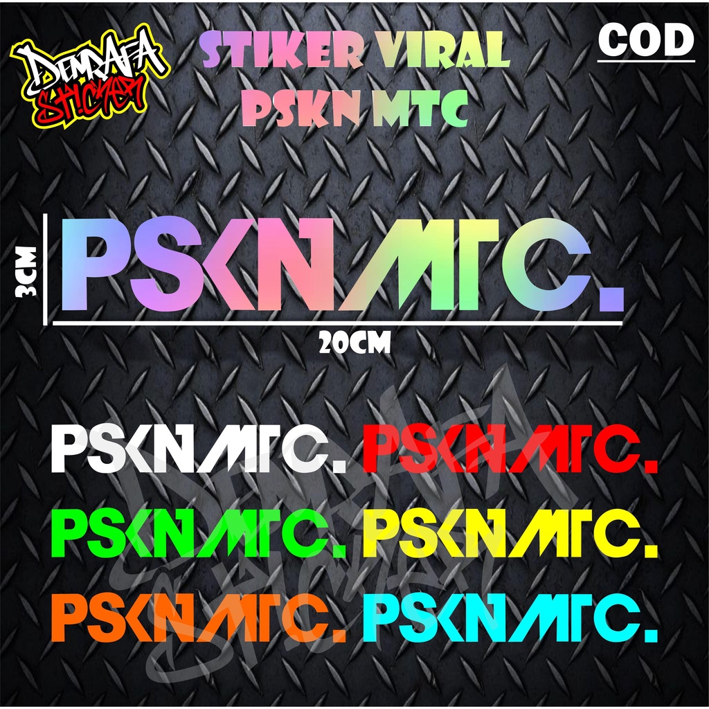 Jual STIKER CUTTING PSKNMTC / STICKER CUTTING VIRAL MOTOR PASUKAN MATIC ...