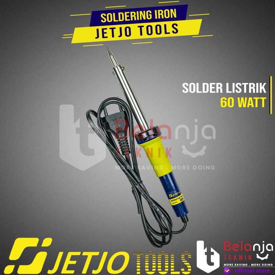 Jual JETJO TOOLS Soldering Iron 60 W Solder Listrik 60 Watt ORIGINAL ...