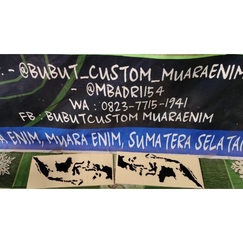 Jual stiker peta indonesia, stiker box, stiker peta box | Shopee Indonesia