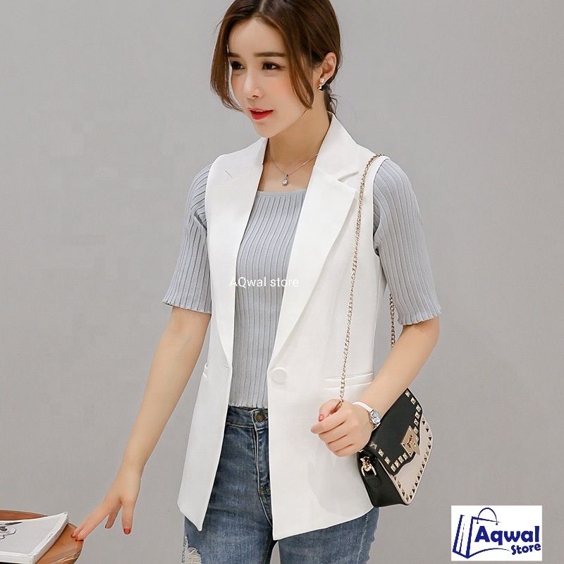Jual VEST OUTER JAS WANITA JAS OUTER WANITA OUTER BLAZER WANITA ...