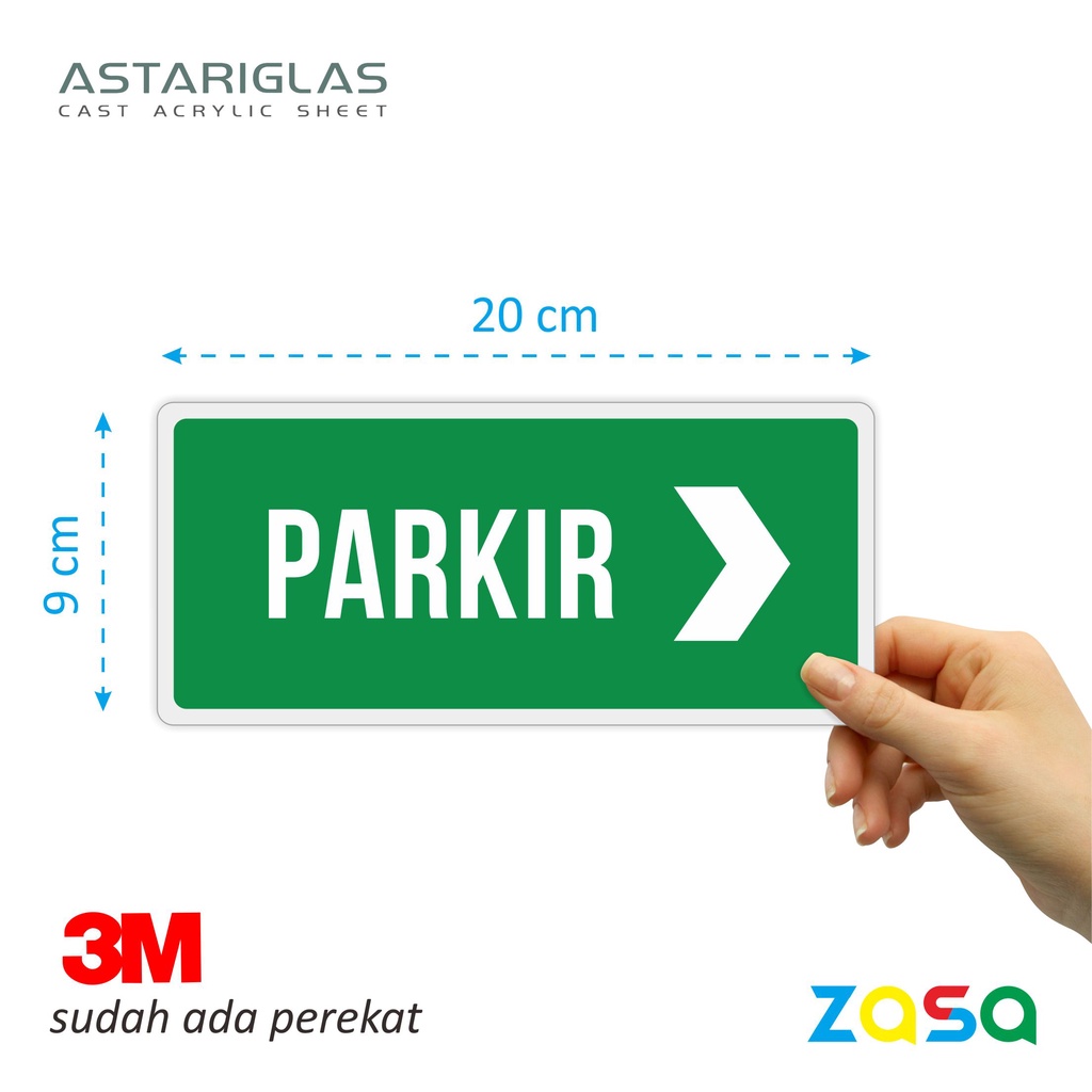 Jual Akrilik penunjuk arah parkir | Shopee Indonesia
