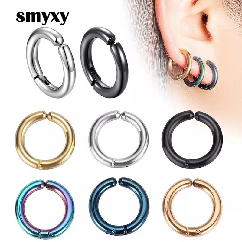 Jual Anting Jepit Bulat Polos Pria dan Wanita Harga Per Pcs / Satuan ...