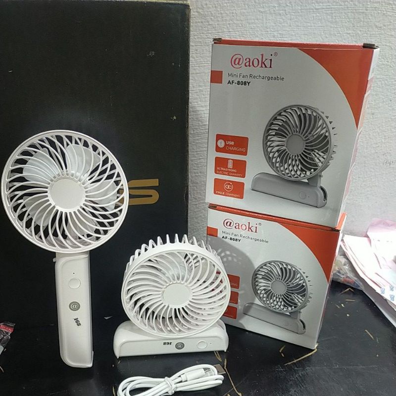 Jual KIPAS MINI PORTABLE 2IN1 (ukuran 3.5") | Shopee Indonesia