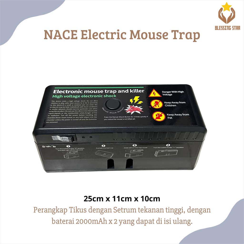 Jual NACE Perangkap Tikus Elektrik Jebakan Tikus Setrum | Shopee Indonesia
