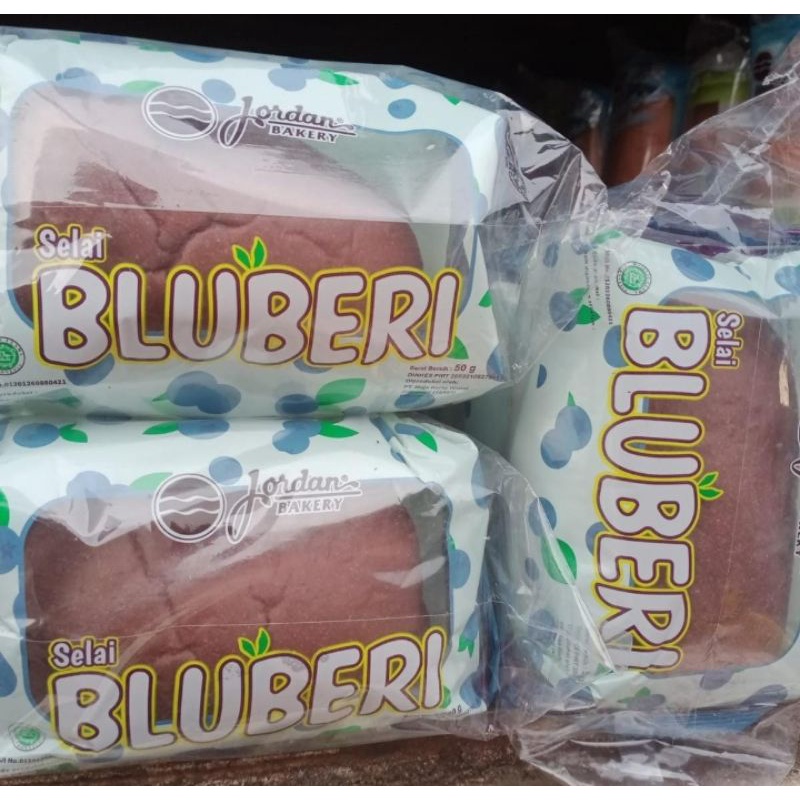 Jual Roti Jordan Bakery isi selai Blueberry (1 pack isi 5 bks) | Shopee Indonesia