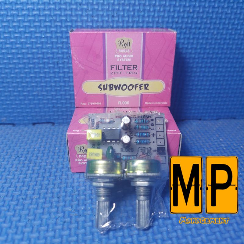 Jual Kit Tone Control Filter Subwoofer 2 Potensio Rell R006 | Shopee ...