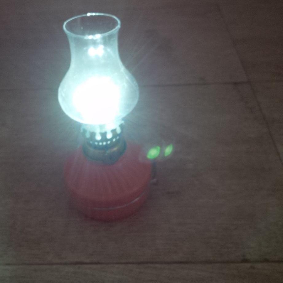 Jual [Star] Lampu Teplok 2 LED, Lampu Ublik Baterai, Lampu Emergency ...