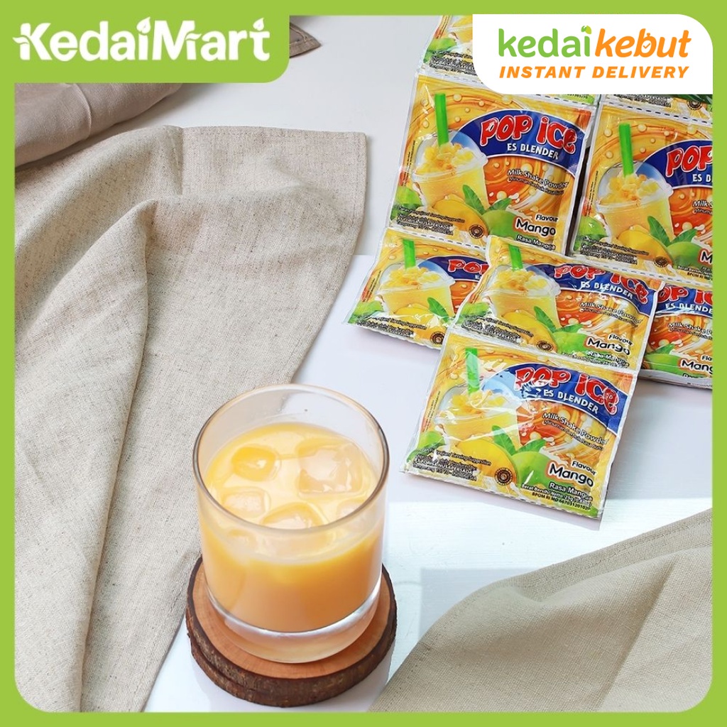 Jual Pop Ice Minuman Es Blender Rasa Mango 10 Pcs X 25 Gram | Shopee ...
