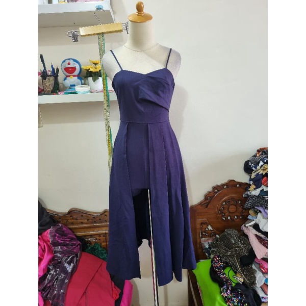 Jual jumpsuit tangtop layer hitam tebal | Shopee Indonesia