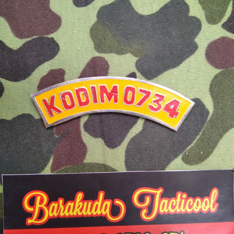 Jual Emblem ABRI Jadul Kodim Yogyakarta Pin Kaleng Enamel Th 1950 Jadul ...