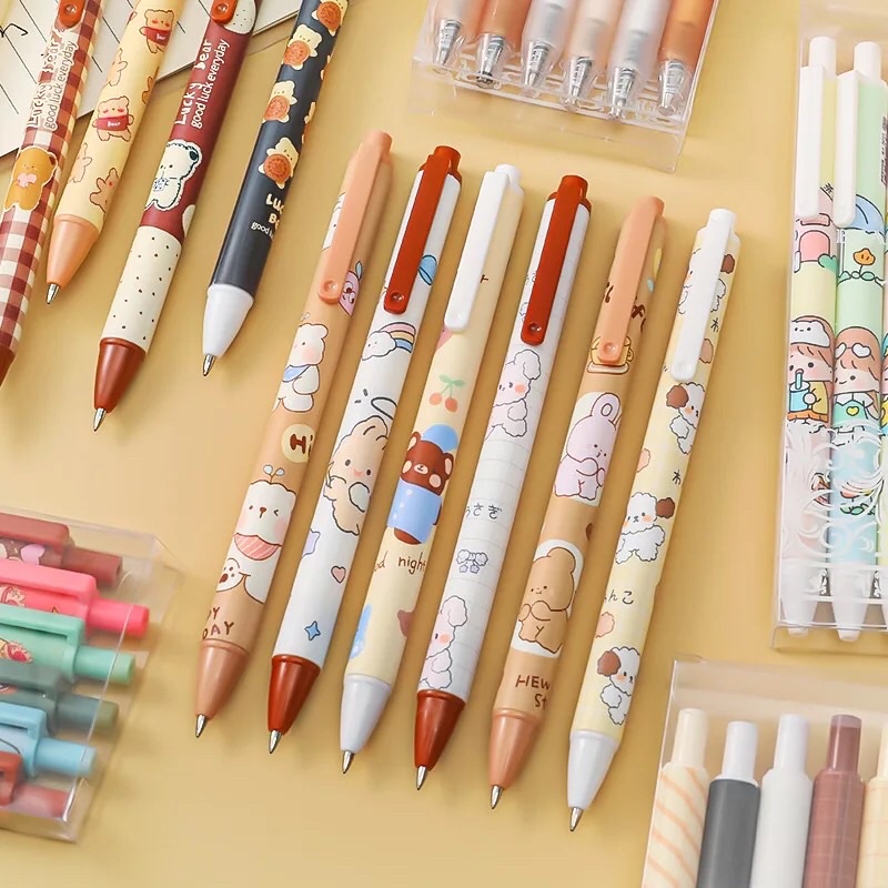 Jual Pulpen Gel Motif Cartoon Pulpen Pelajar Dan Kantor Pena Lucu Cute ...