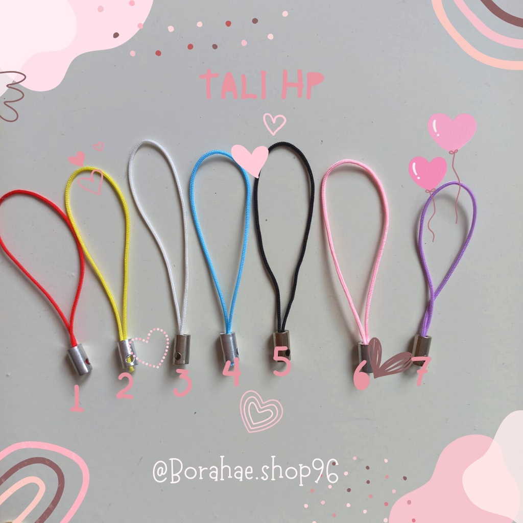 Jual Tali Gantungan HP Phone strap Lanyard Double Loop Ring Lanyard ...