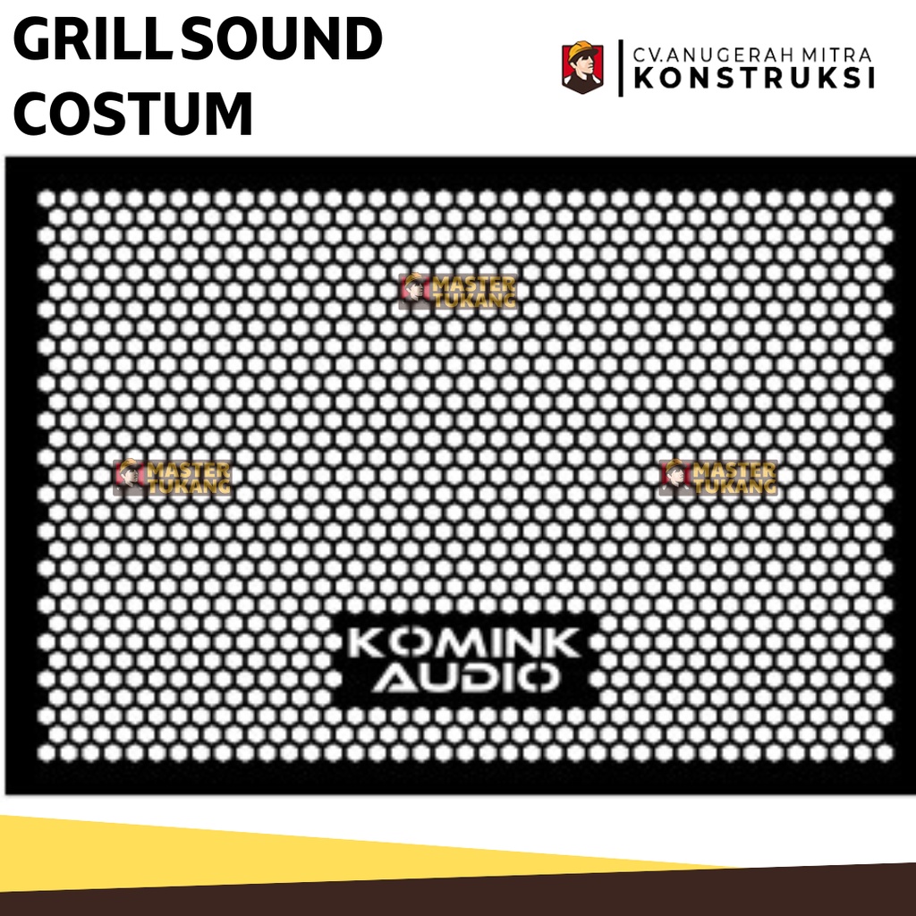Jual Grill sound ukuran 118x56 plat 1mm | Shopee Indonesia