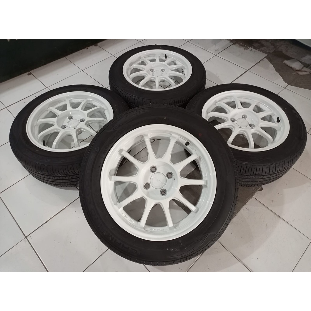 Jual Velg Mobil Bekas Astro Wheels Ring 16 Lebar 7 Pcd 4x100 + Ban 195 60 R16 | Shopee Indonesia