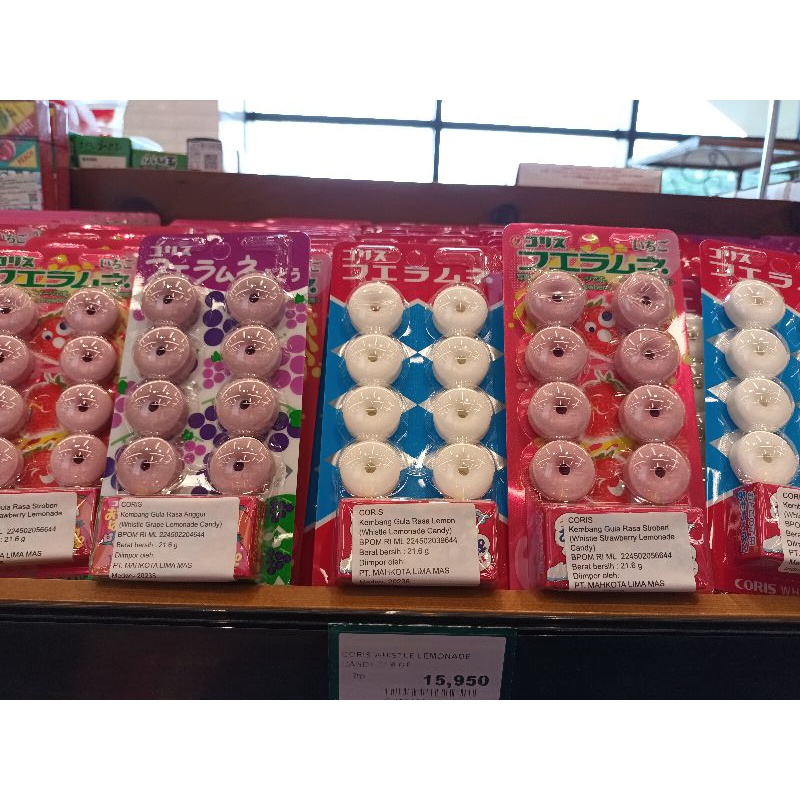 Jual Fue Ramune Whistle Candy Grape Coris SALE READY STOCK permen ...