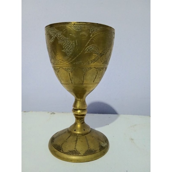 Jual gelas kuningan jadul kuno | Shopee Indonesia