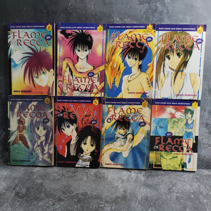 Jual Buku / Komik Flame of Recca, Edisi 1,4, 5, 6, 7, 8, 9, 10, 11, 12 ...
