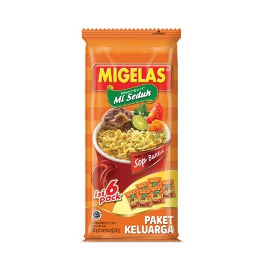 Jual Migelas Mie Gelas Sop Buntut Paket Keluarga isi 6 pcs | Shopee ...